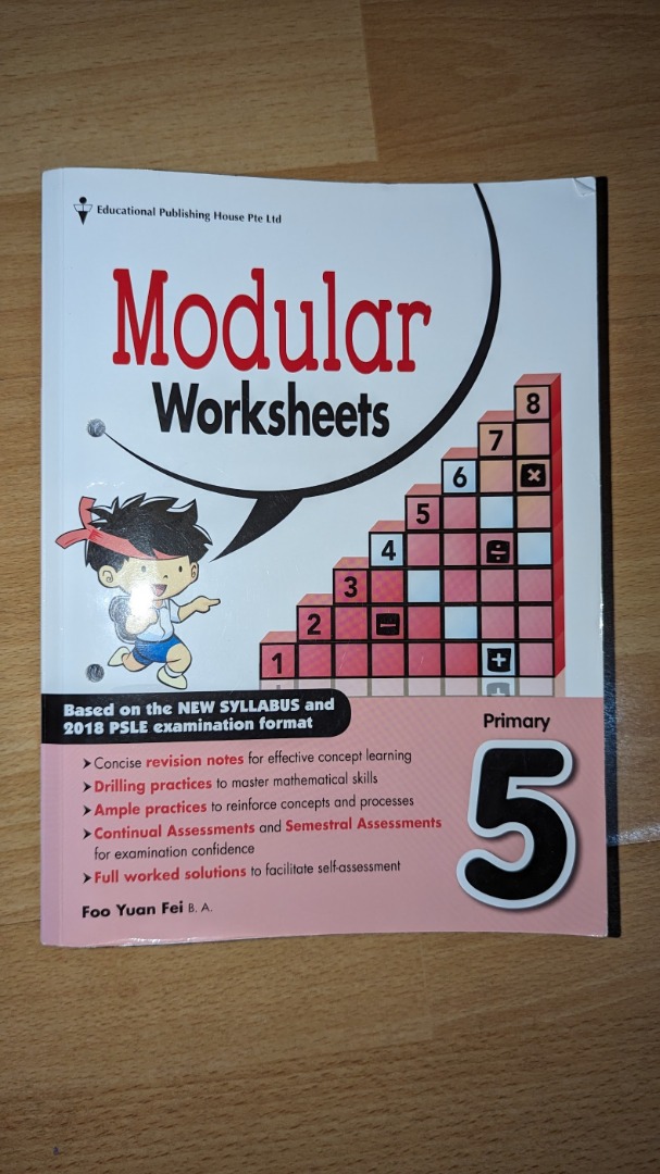 Modular Worksheets Maths Assessment for P5, Hobbies & Toys, Books ...