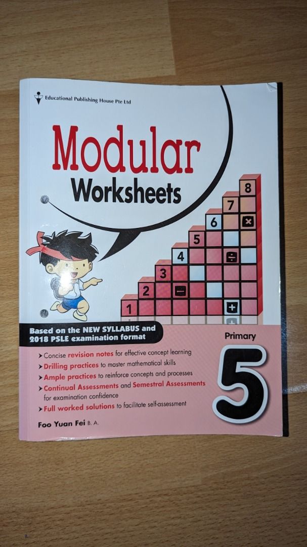 Modular Worksheets Maths Assessment for P5, Hobbies & Toys, Books ...