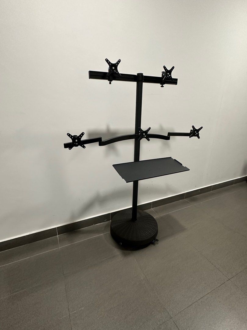 Monitor stand with wheels IPAD tablet laptop keyboard arm for choice ...