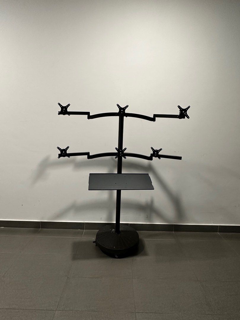 Monitor stand with wheels IPAD tablet laptop keyboard arm for choice ...