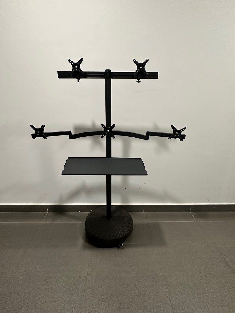 Monitor stand with wheels IPAD tablet laptop keyboard arm for choice ...