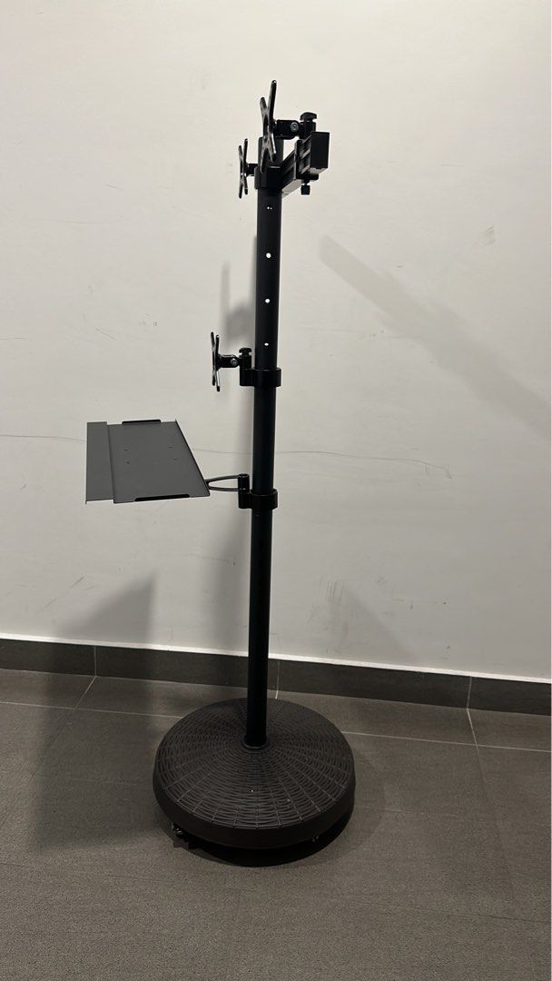 Monitor stand with wheels IPAD tablet laptop keyboard arm for choice ...