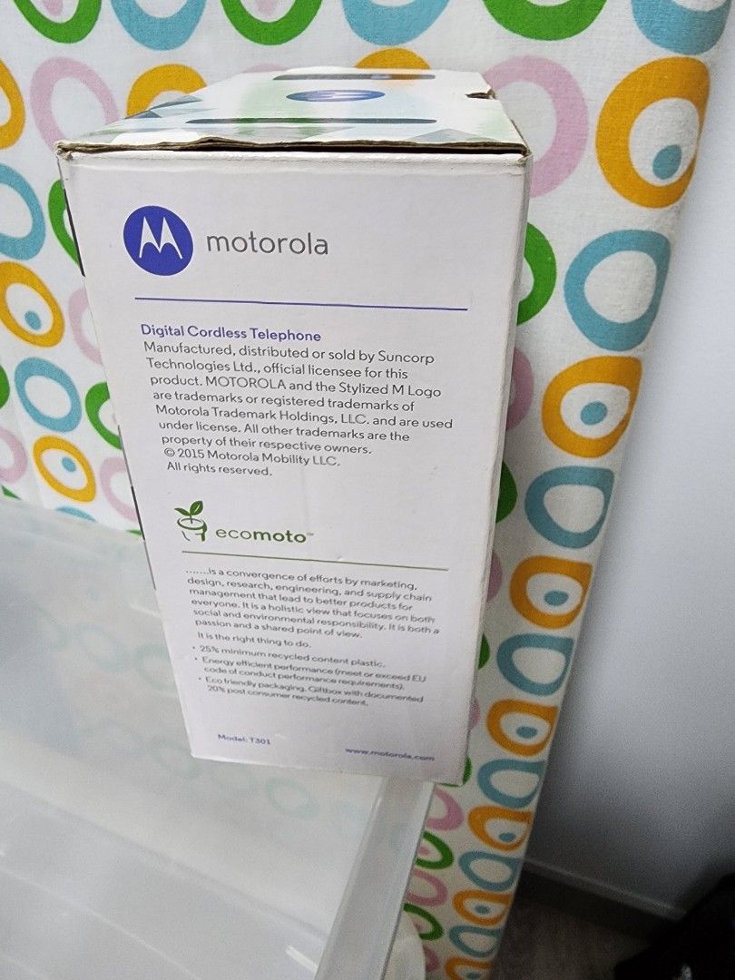 Motorola T301 Digital Cordless Phone, Mobile Phones & Gadgets, Other ...