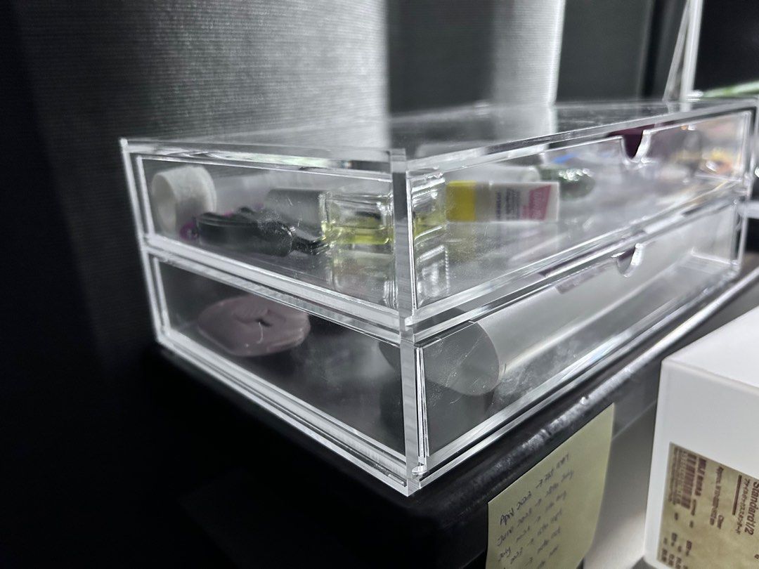 MUJI Acrylic Case 2 Rows, Furniture & Home Living, Home Improvement ...
