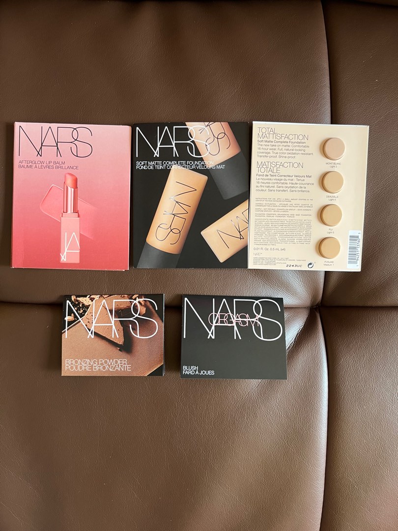 NARS Sample - Foundation / Lip Balm / Blush / Bronzing Powder, 美容＆化妝品 ...
