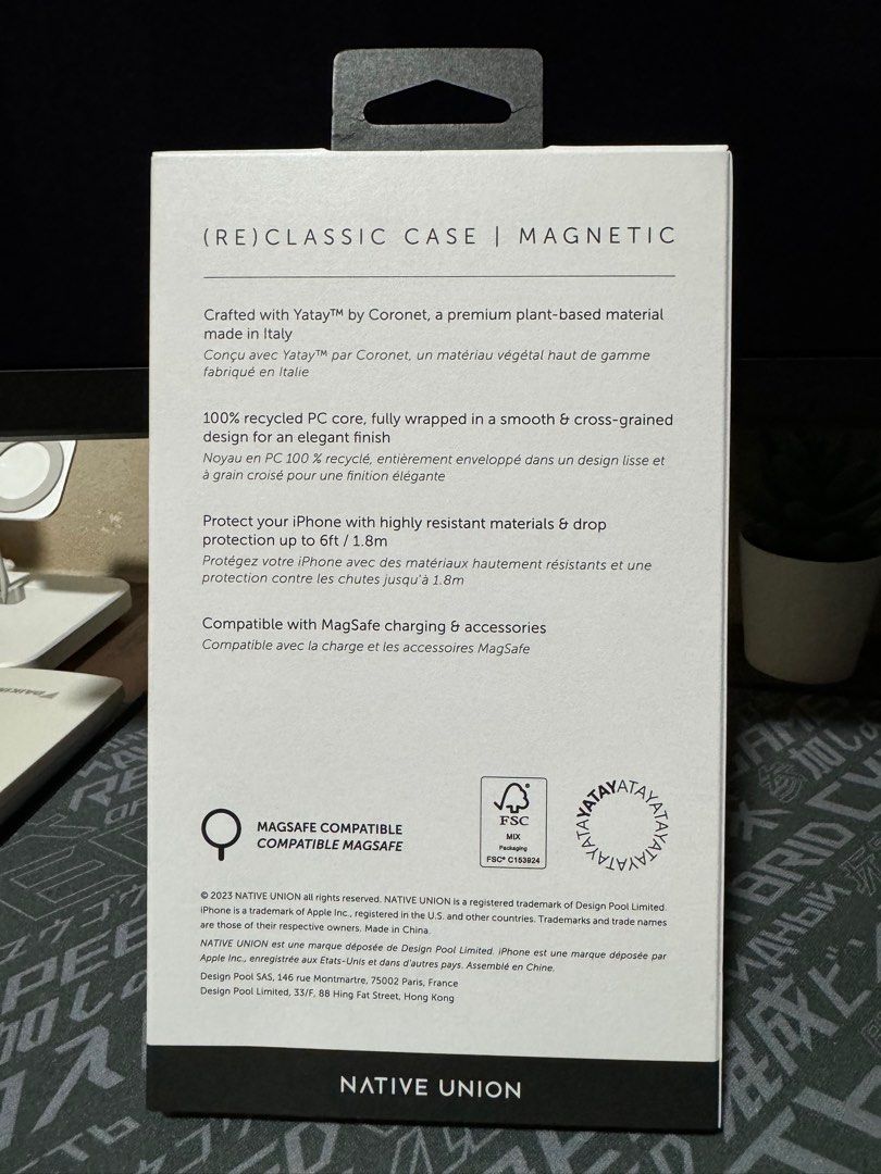 Native Union (Re)Classic iPhone 15 Pro Max Black Magsafe Case, Mobile ...