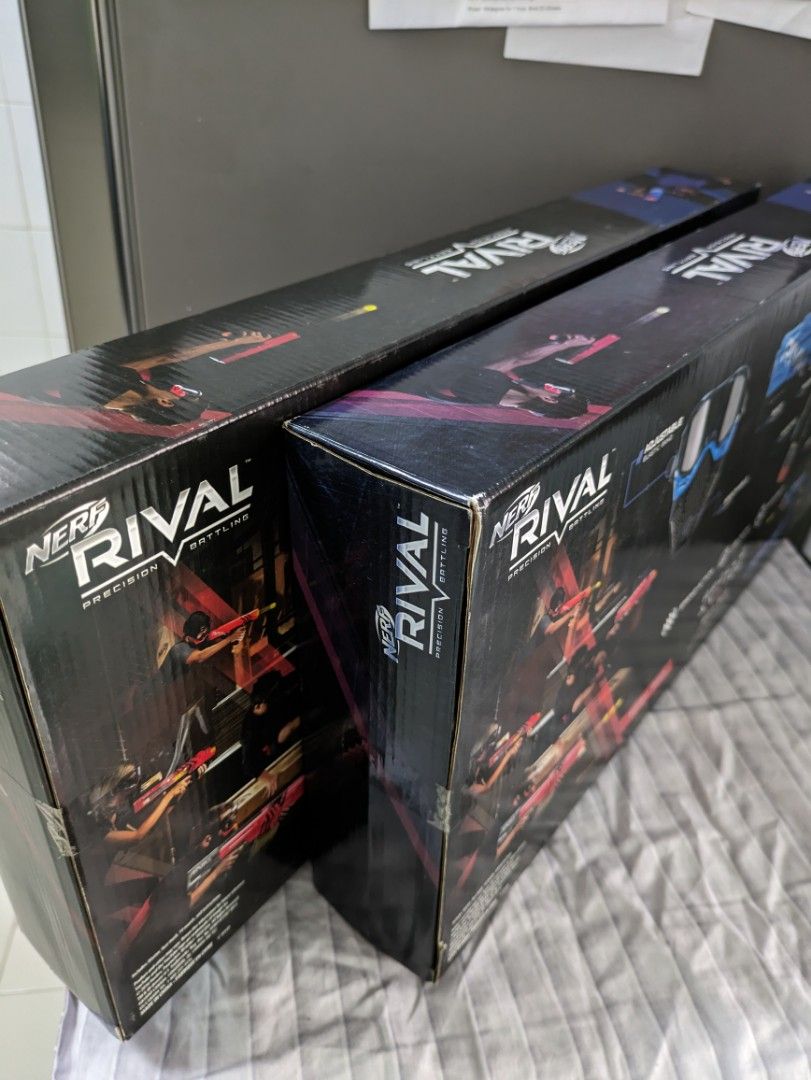 NERF Hasbro RIVAL APOLLO XV-700 +Face Mask X 2 Boxes, Hobbies & Toys ...