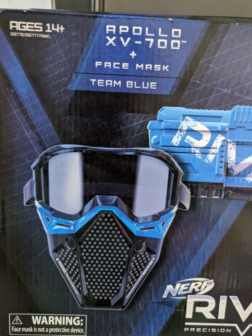 NERF Hasbro RIVAL APOLLO XV-700 +Face Mask X 2 Boxes, Hobbies & Toys ...