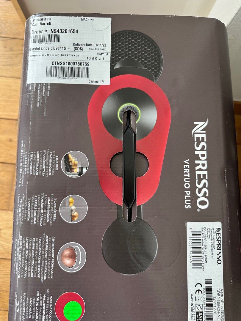 Nespresso Coffee Machine, TV & Home Appliances, Kitchen Appliances ...