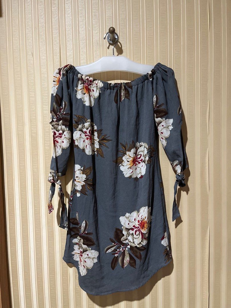 New look sabrina dress, Fesyen Wanita, Pakaian Wanita, Gaun & Rok di ...