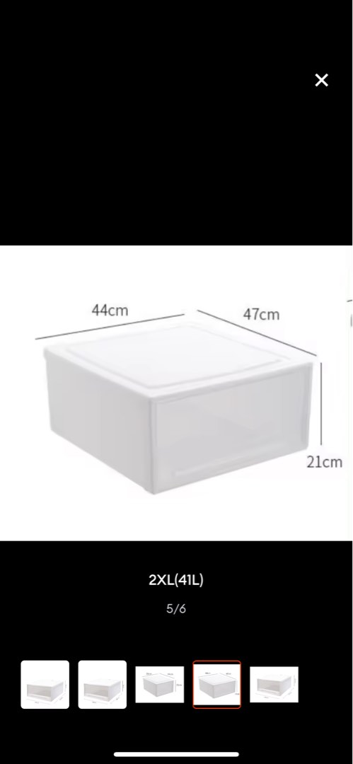 (NEW) Stackable Storage Box, Furniture & Home Living, Home Improvement ...