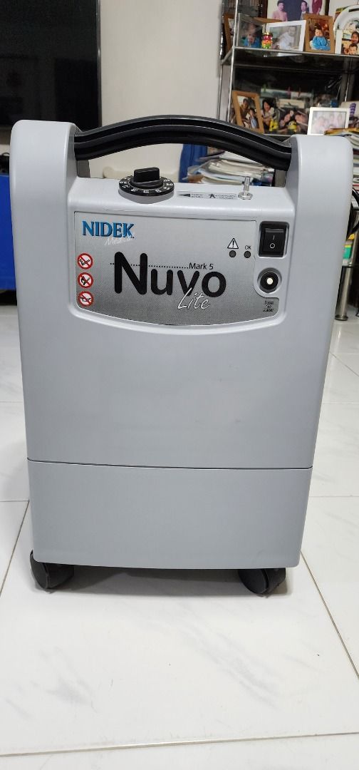 Nidex Nuvo LIte 0-5 LPM Oxygen Concentrator, Health & Nutrition, Medical Supplies & Tools on ...