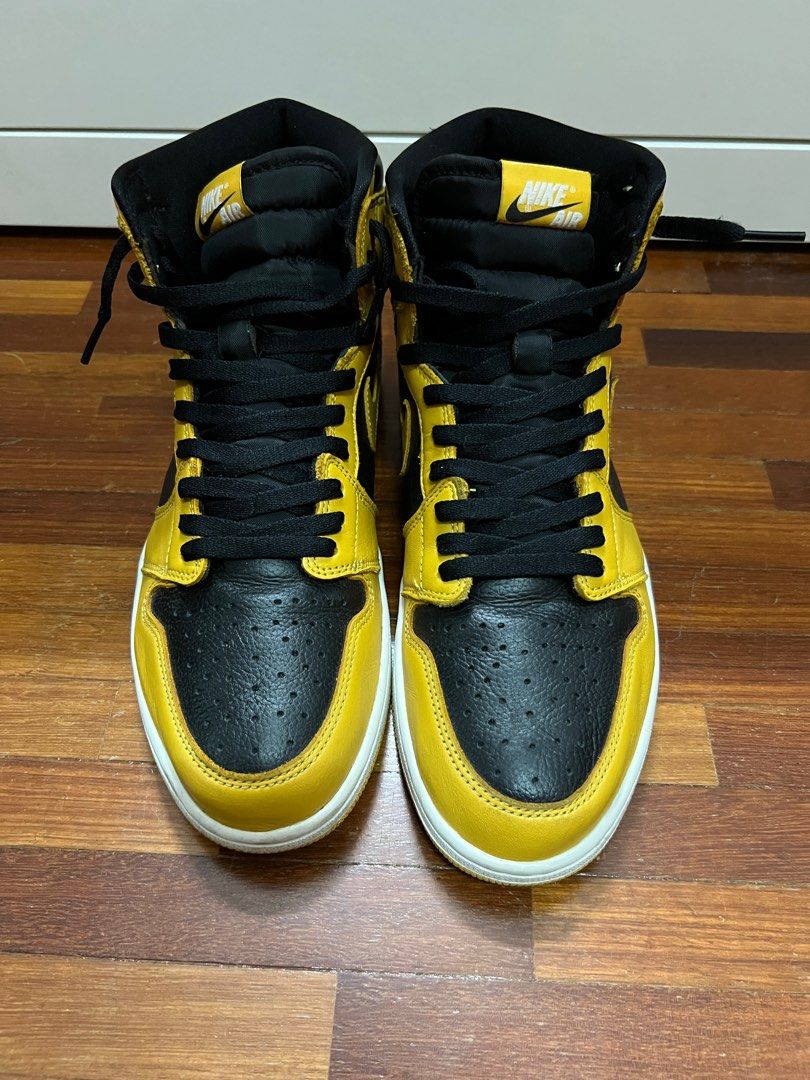 Nike Air Jordan 1 Pollen, Men's Fashion, Footwear, Sneakers on Carousell