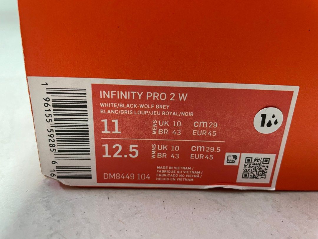 Nike Infinity Pro 2 W, Men's Fashion, Footwear, Sneakers on Carousell