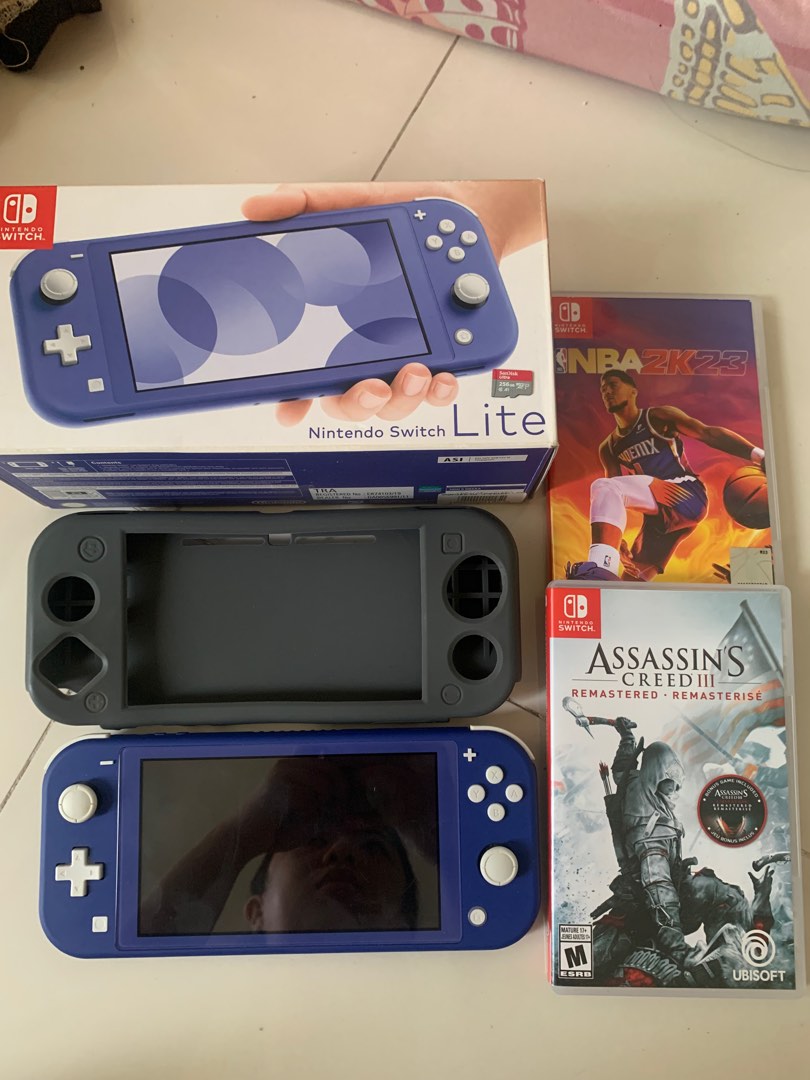 Nintendo Switch Lite Gaming Package, Video Gaming, Video Game Consoles ...