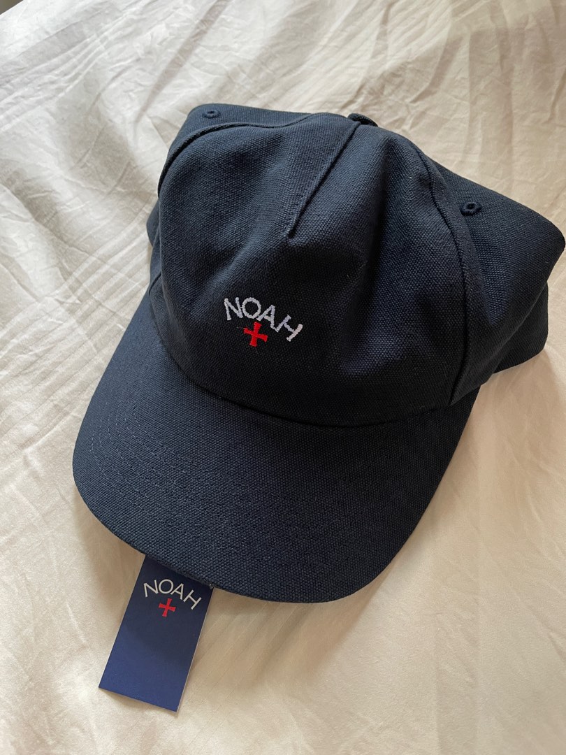 Noah Core Logo 5-Panel Cap Navy, Men's Fashion, Watches & Accessories ...