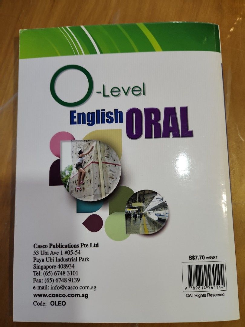 O level English Oral book, Hobbies & Toys, Books & Magazines ...