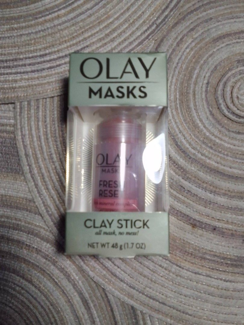 OLAY MASKS CLAYSTICK FRESH PINK MINERAL COMPLEX, Beauty & Personal Care ...