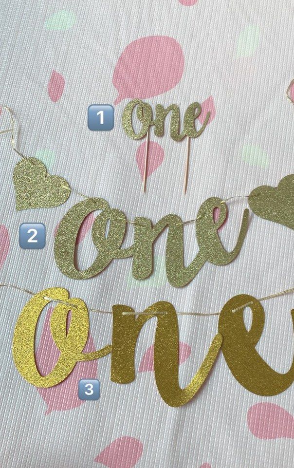 One Banner / One Cake Topper, Hobbies & Toys, Stationery & Craft ...