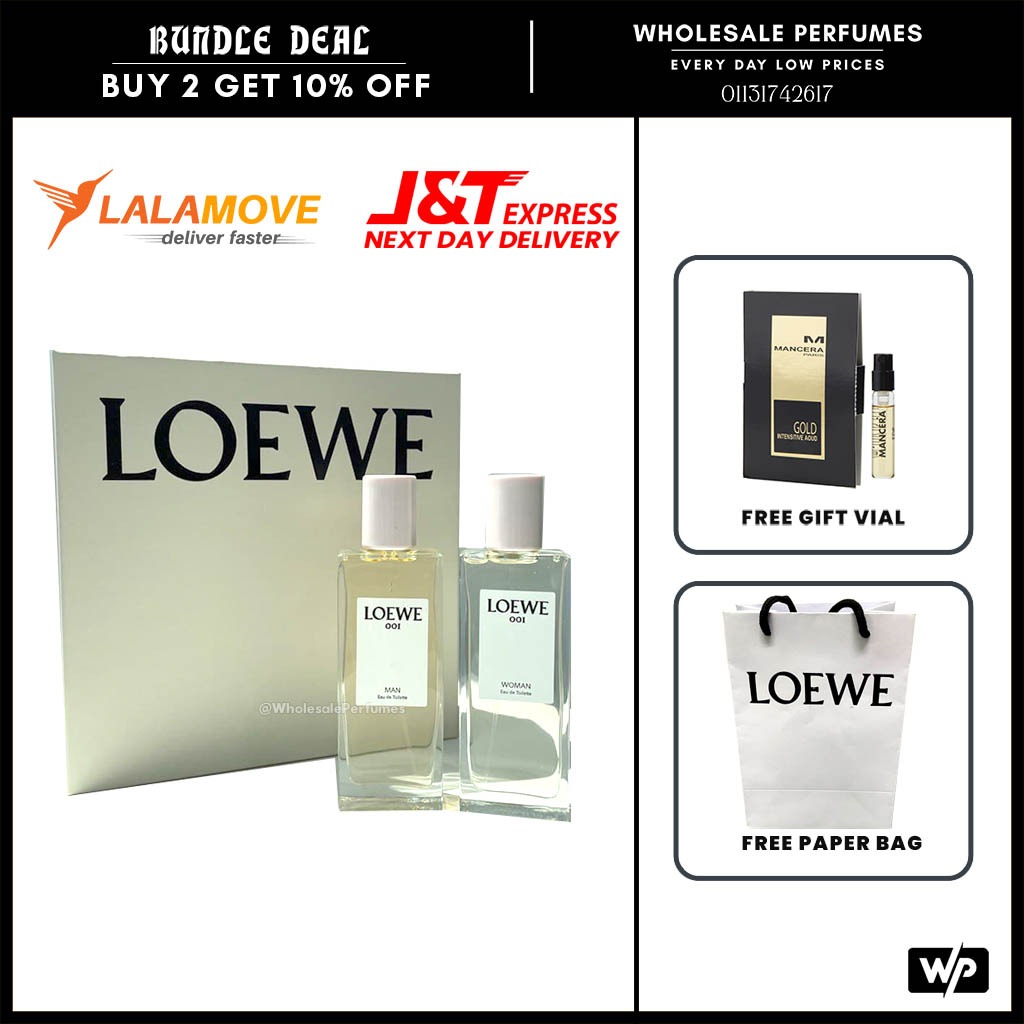[ORIGINAL] LOEWE 001 2IN1 SET (2X50ML) FOR MEN AND WOMEN, Beauty ...