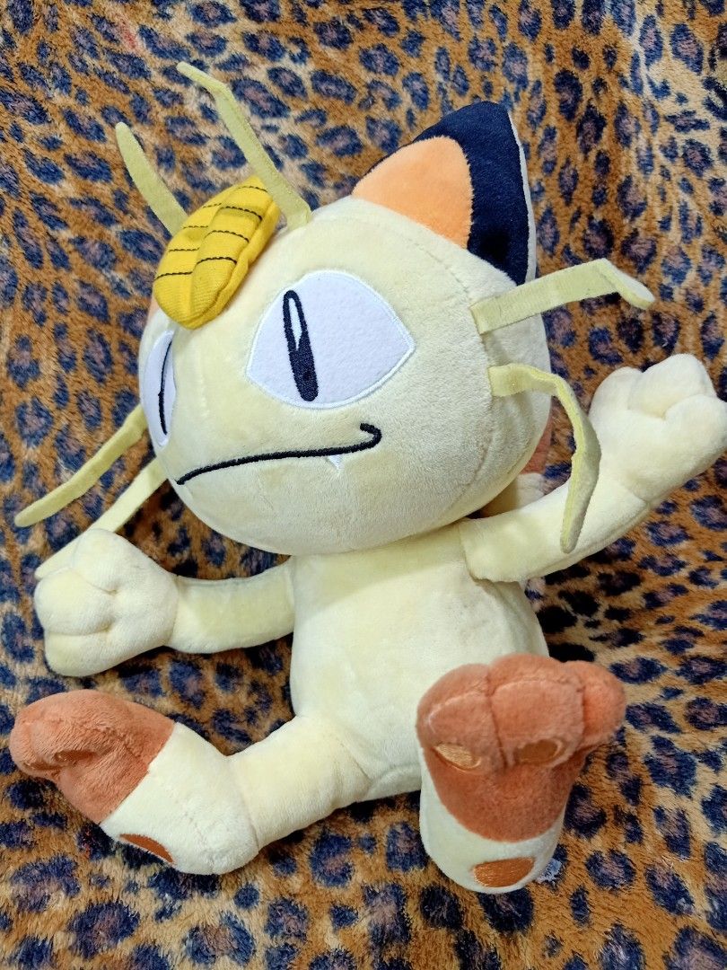 ORIGINAL POKEMON MEOWTH PLUSH TOY, Hobbies & Toys, Toys & Games on ...