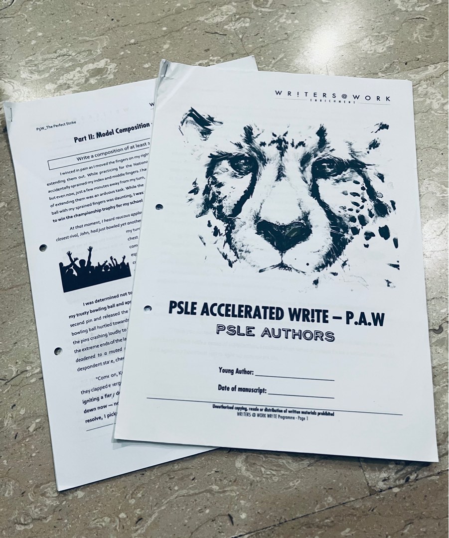 P5, PSLE Writers@work Model compositions, Hobbies & Toys, Books ...