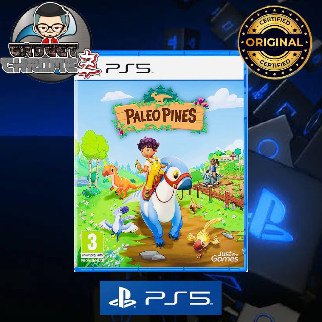 Paleo Pines The Dino Valley | PS5 Game | BRANDNEW, Video Gaming, Video ...