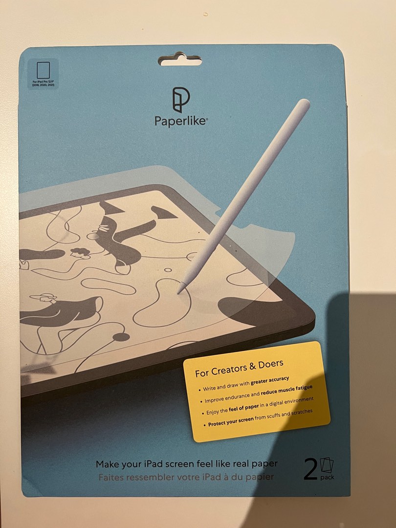 Paperlike 紙感保護屏幕，Ipad Pro, 12.9吋. (只有一片), 電腦＆科技, 手提電腦 - Carousell