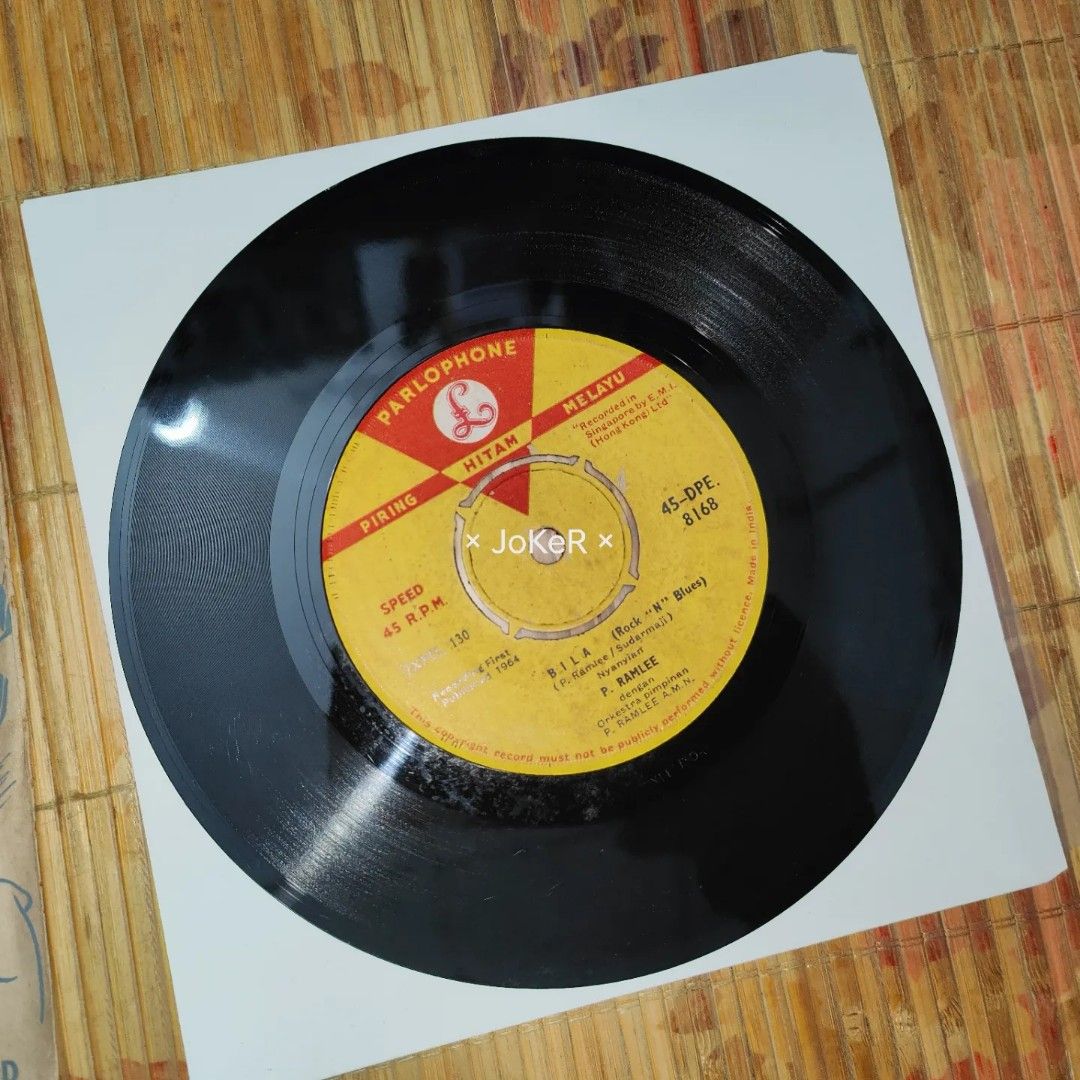 PIRING HITAM / VINYL / EP / LP LAGU DARI FILEM p.ramlee, Audio, Other ...