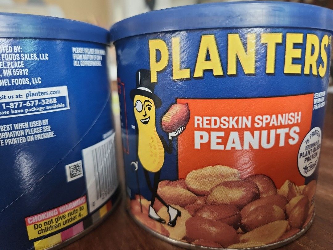 Planters Red Skin Spanish Peanuts 354g, Food & Drinks, Packaged ...