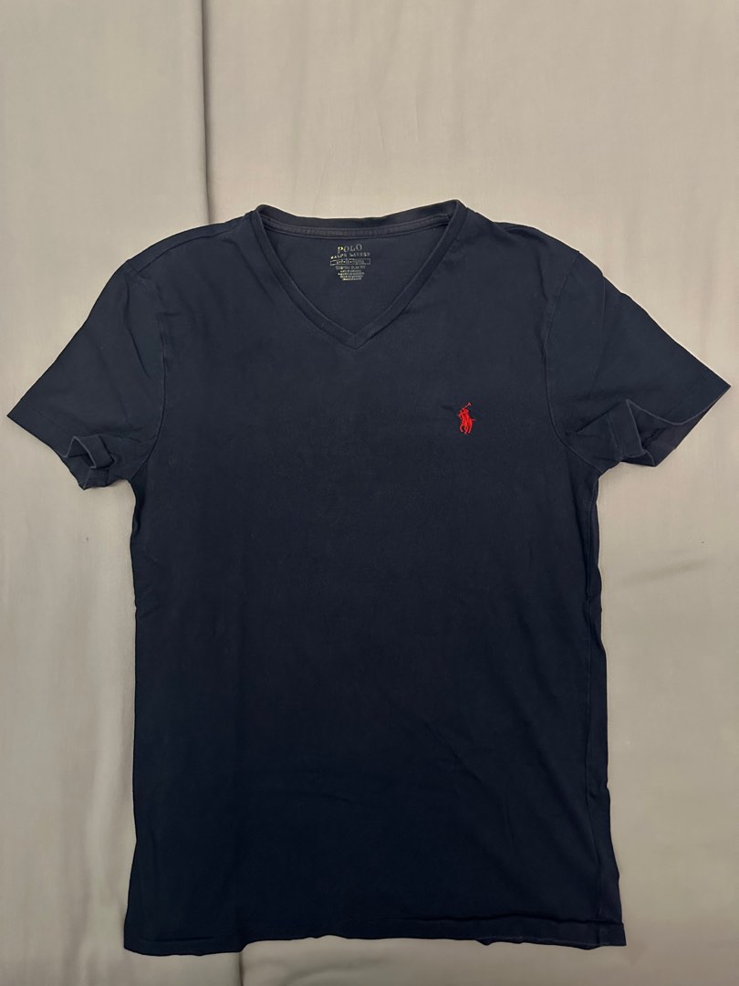 Polo Ralph Lauren V-Neck Tee, Men's Fashion, Tops & Sets, Tshirts & Polo Shirts on Carousell