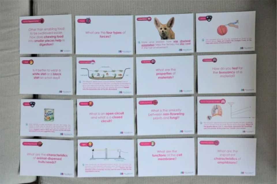 PolyMath PSLE Science Revision FlashCards, Hobbies & Toys, Books ...