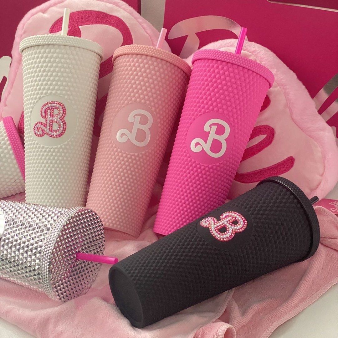 Pre order: 710ml Barbie bottle tumbler cup Barbie straw cup 710ml ...