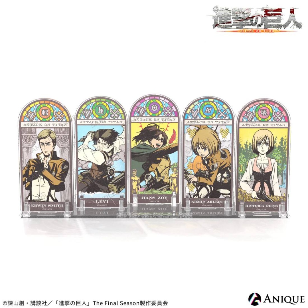 PRE ORDER PO WTS Attack on Titan AOT Acrylic stand diorama ANIQUE Hange ...