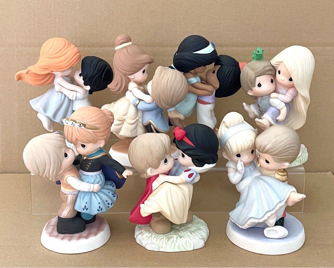 Precious Moments - Disney Set of 7, Princess & Princes, Hobbies & Toys ...