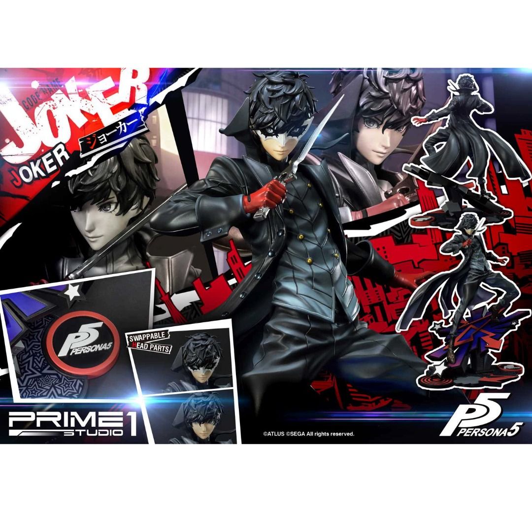 Prime 1 Studio Premium Masterline Persona 5 Protagonist 'Joker' 1/4 ...