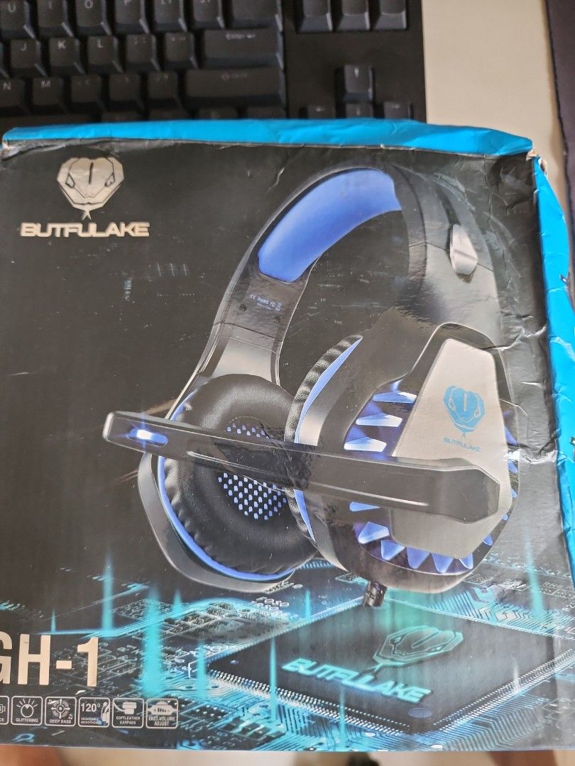 PRO GAMING HEADSET (BUTFULAKE), Audio, Headphones & Headsets on Carousell
