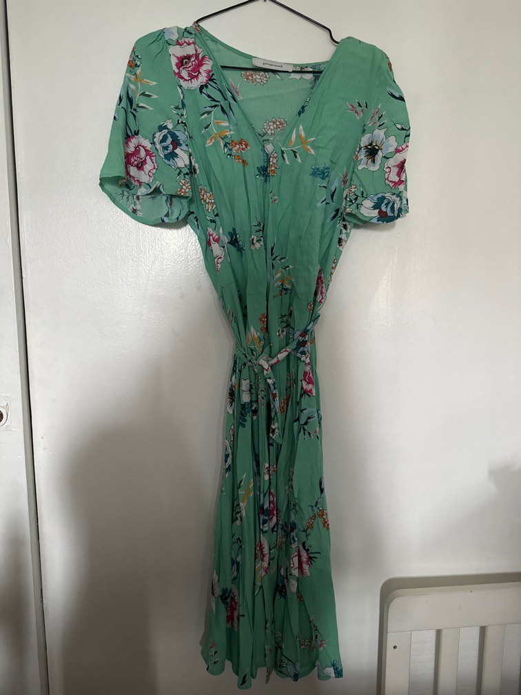 Promod Floral Wrap Dress, Women's Fashion, Dresses & Sets, Dresses on ...