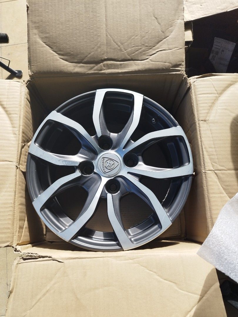 Proton Iriz Original Sport rim 15 Complete Set, Auto Accessories on ...