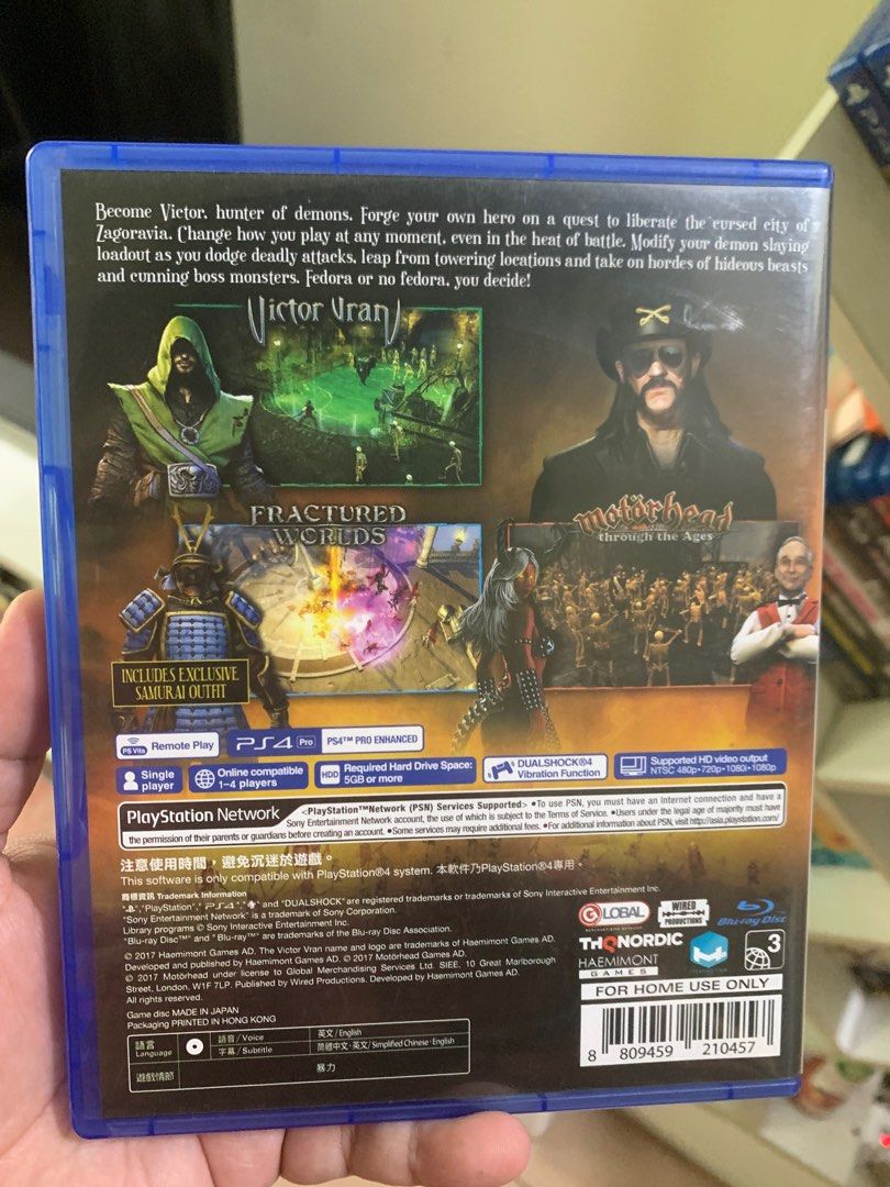 PS4 Victor Vran Overkill Ed (2 games), Video Gaming, Video Games ...