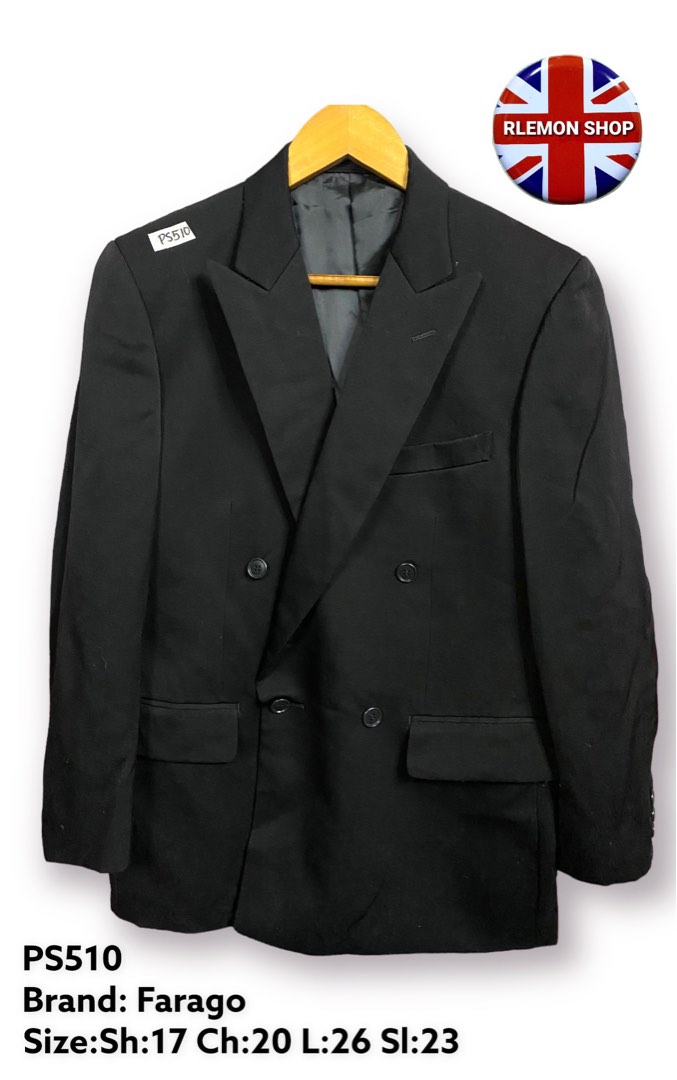 PS510 Farago Formal Coat, Men's Fashion, Coats, Jackets and Outerwear on Carousell