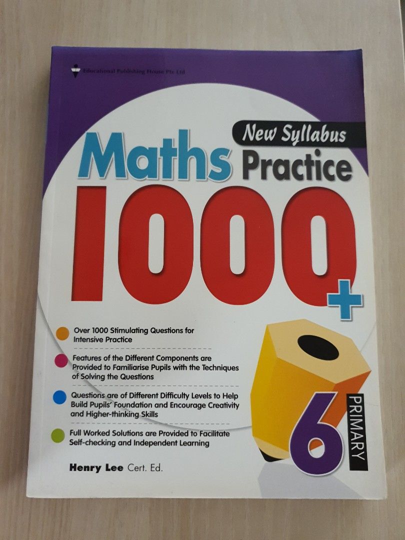 PSLE Maths Practice 1000+ P6 Primary 6, Hobbies & Toys, Books ...