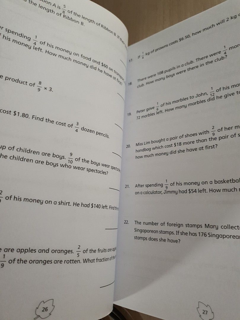 PSLE Maths Practice 1000+ P6 Primary 6, Hobbies & Toys, Books ...