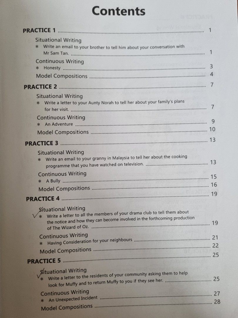 PSLE Situational & Continuous Writing, Hobbies & Toys, Books ...