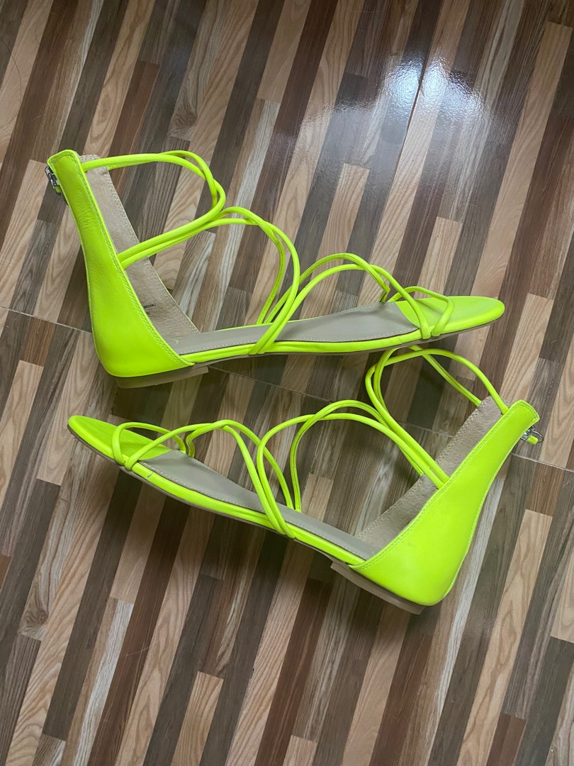 PULP - Branded Leather Strappy Sandals, Women's Fashion, Footwear ...