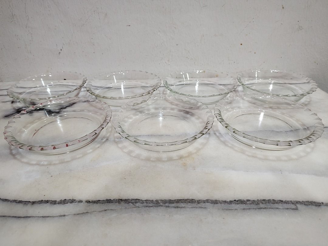 Pyrex made in USA Japan mangkuk kaca clear glass bowl vintage antik ...