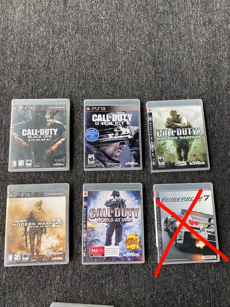 *RARE* PS3 GAMES (call of duty / street fighter / armoured core / fifa ...
