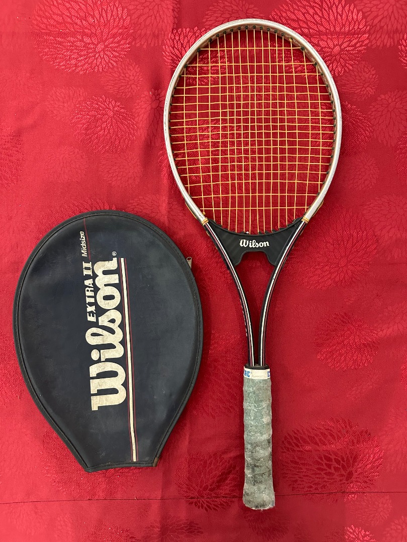 Rare Vintage Tennis Racket Wilson Extra II Midsize, Sports Equipment ...