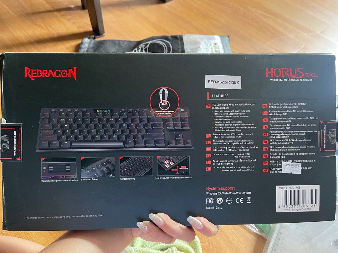 Redragon Horus Keyboard, Computers & Tech, Parts & Accessories ...