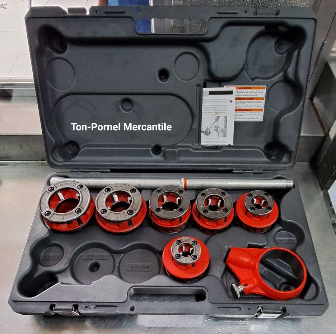 RIDGID 12R 1/2 to 2" Drophead Ratchet Pipe Threader, Commercial & Industrial, Construction Tools ...